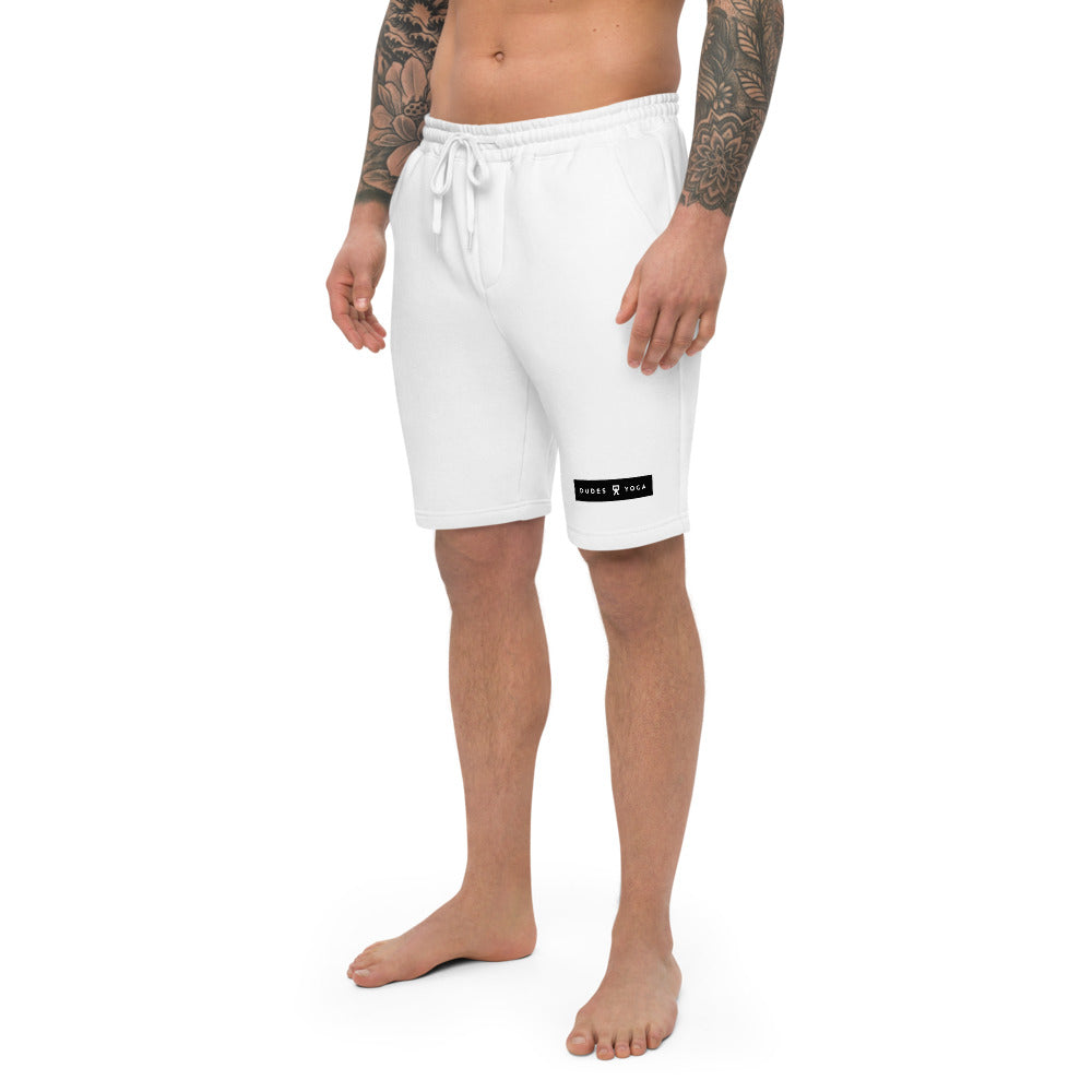 The Full Lunge fleece shorts Dudes Yoga